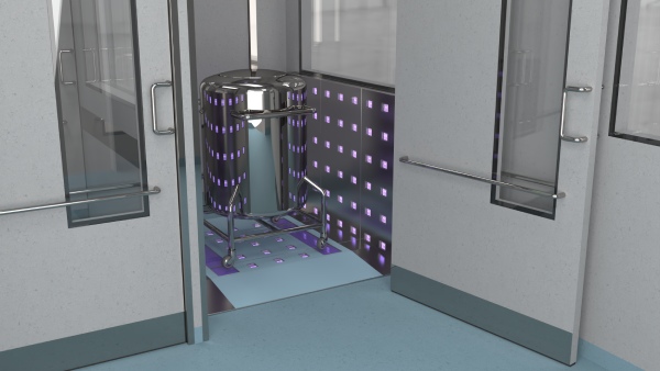 UV222 Material Airlock: Efficient Cleanroom Entryway Decontamination