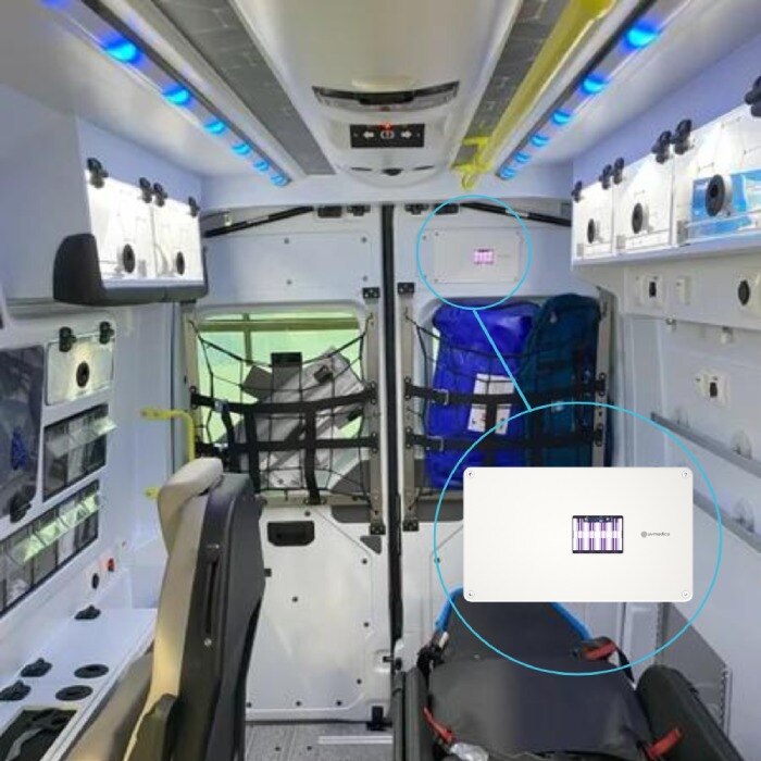 UV222 in Ambulances: Continuous Pathogen Control with 99.9% Efficacy